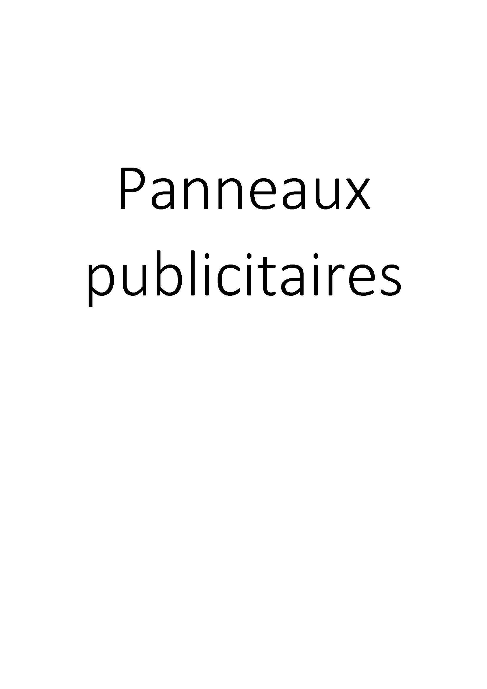 Panneaux publicitaires | clicktofournisseur.com